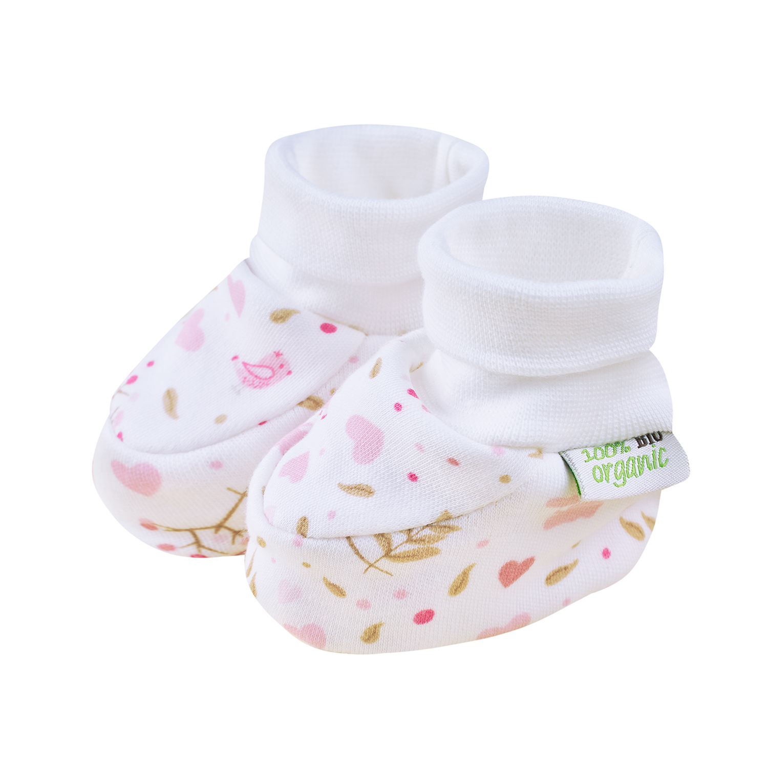 Organic cotton newborn baby booties - double jersey - Bio Baby ...